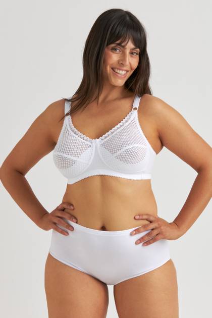 Cotton Dots Non Wired Cotton Bra That Provides Excellent Lift And