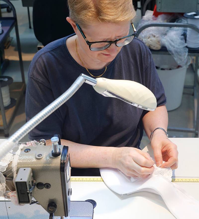 Creating a bra - a visit to Miss Mary's bra atelier