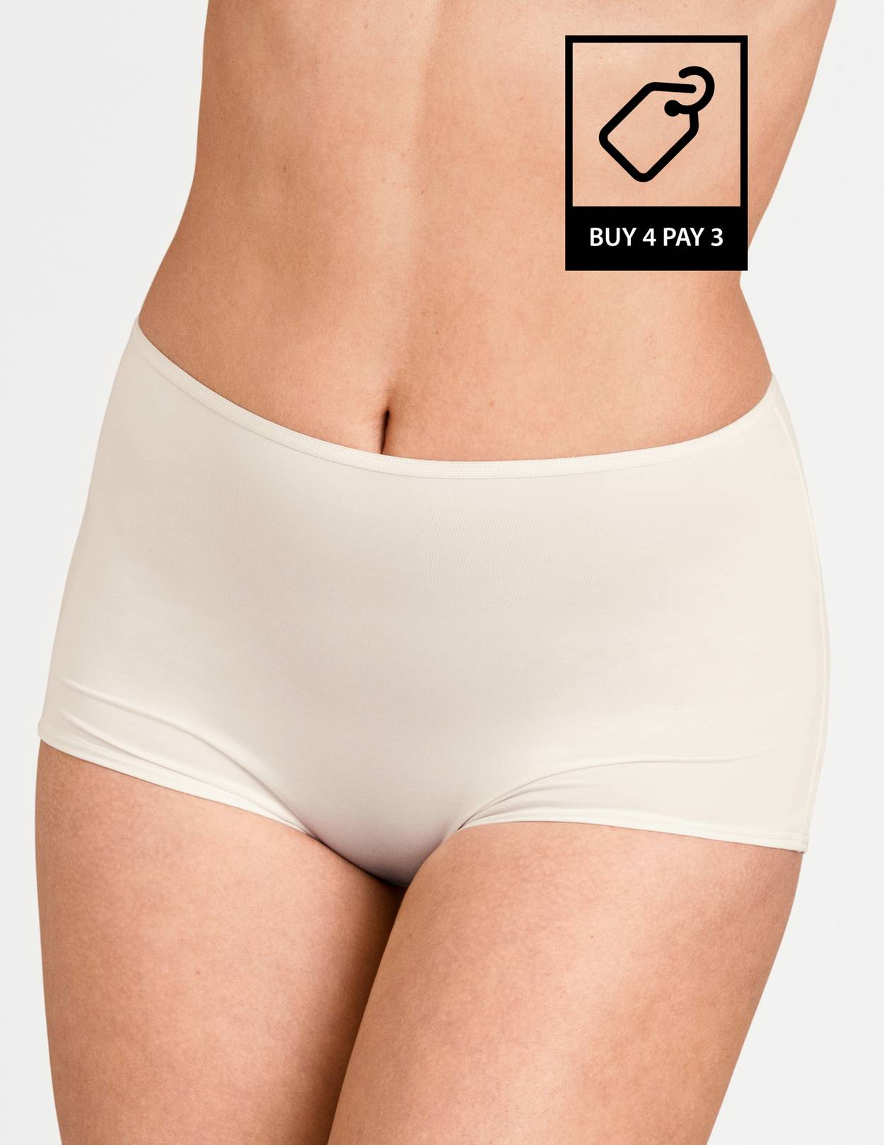 Basic Cotton boxer panty - Made of high-quality breathable cotton - Miss Mary