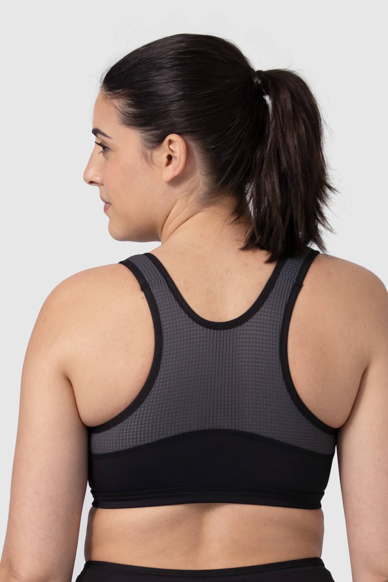 Breathe front-closure sports bra