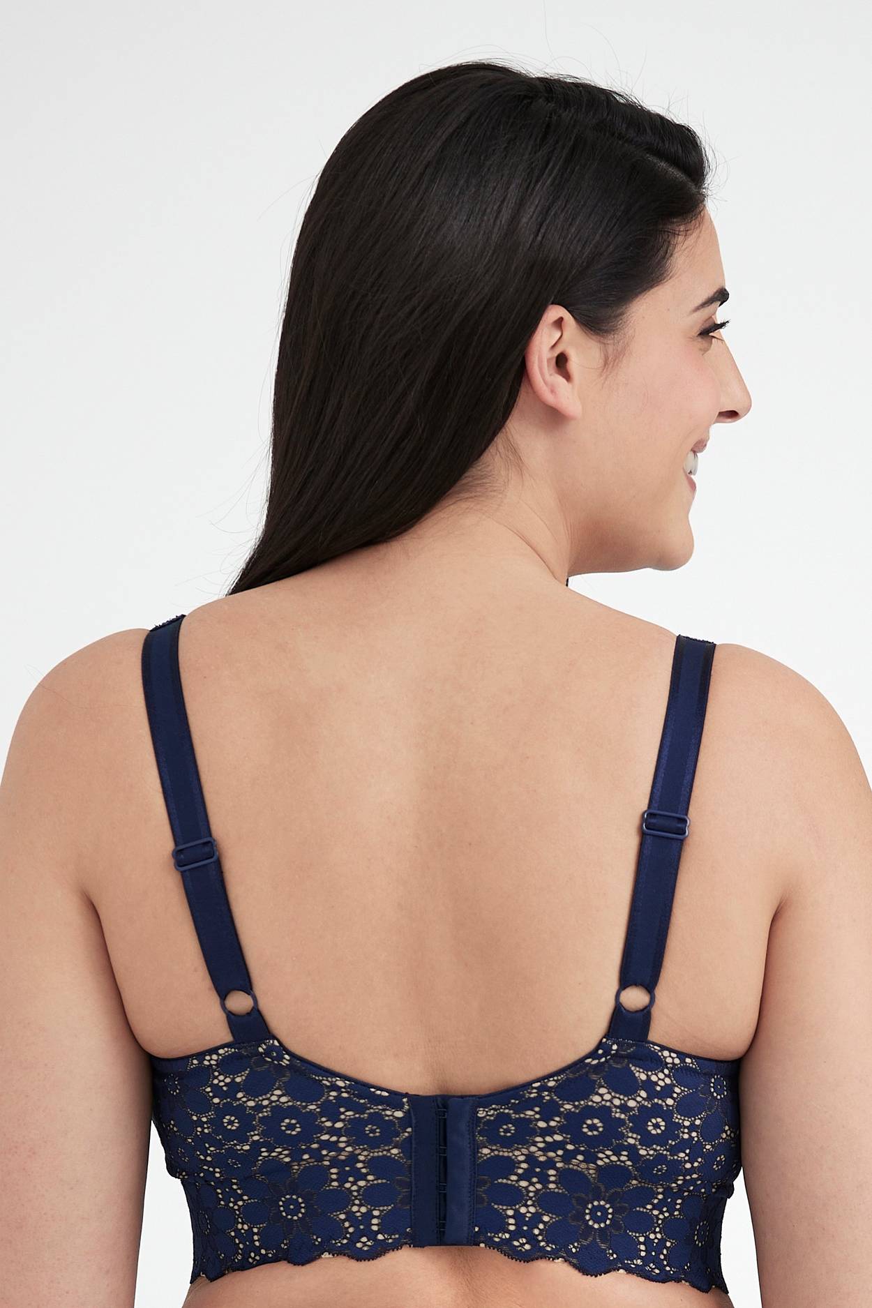 Lace Dreams - Angenehmer bügelloser BH mit Untercup aus Baumwolle und Obercup aus elastischer ...